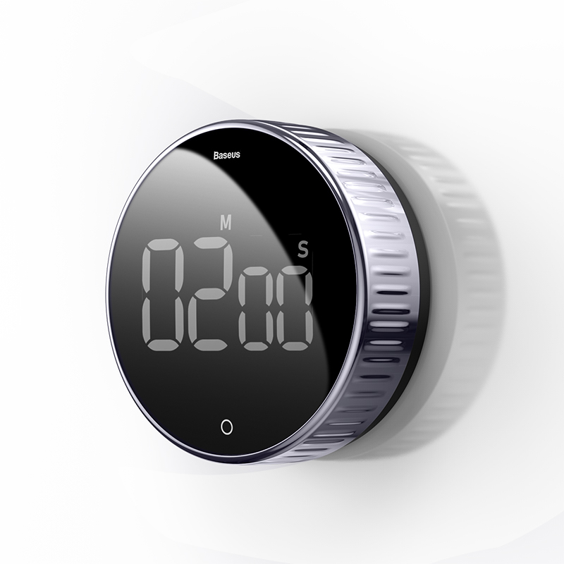 Compact Digital Kitchen Timer and Stopwatch