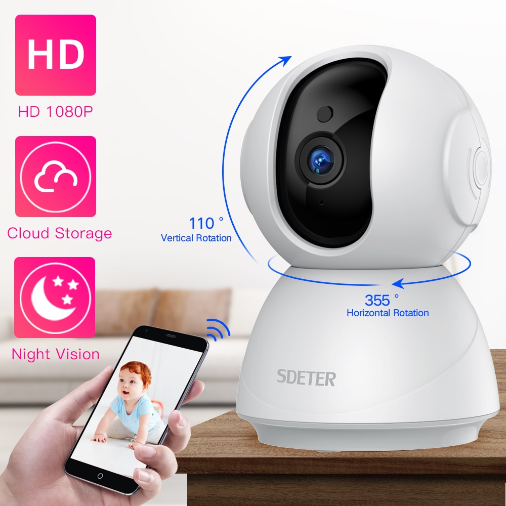 Wireless Security Camera with Night Vision